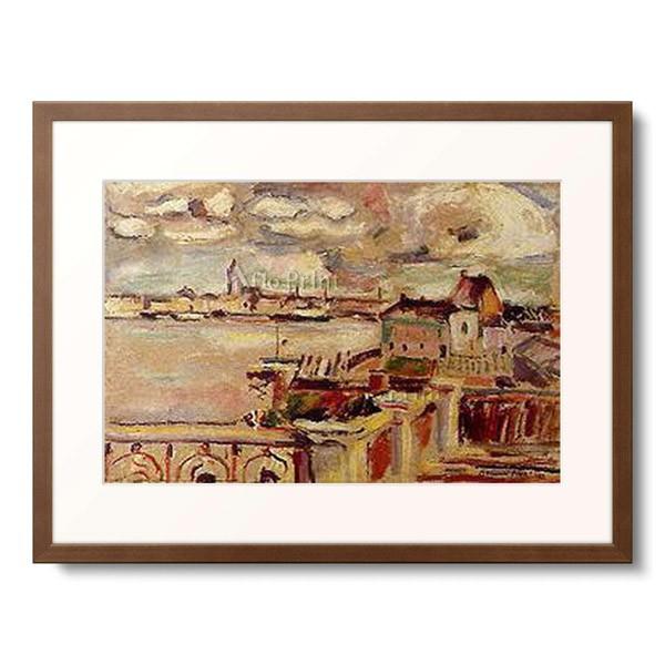 作家名:オトン・フリエスArtist: Friesz, Emile Othon,1879-1949 Imagetitle:Hafen von Antwerpen. Dimensions: 30 x 45 cm 個人蔵