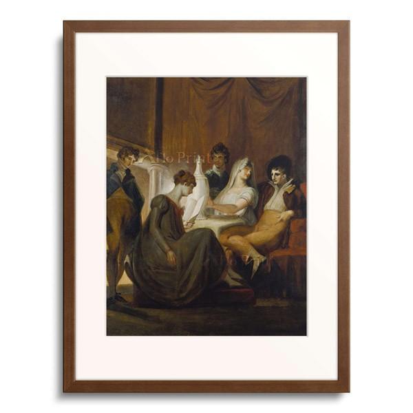 作家名:ヨーハン・ハインリヒ・フュースリーロマン主義Artist:Fuseli, Johann,Heinrich 1741-1825 Imagetitle:Die Zeitung auf dem Lande. 1806/07 所蔵:バーゼル...