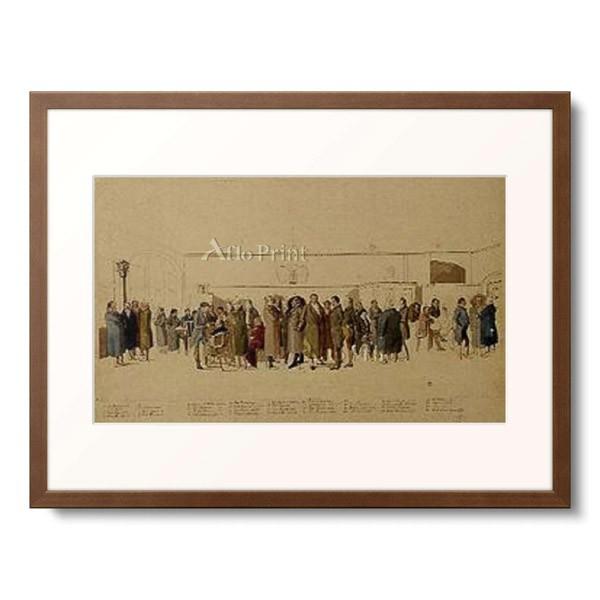 作家名:ヒエロニムス・ヘスArtist:Hess, Hieronymus 1799-1850 Imagetitle:Die Baseler Kunstlergesellschaft. 所蔵:Basel, Kupferstichkabinett