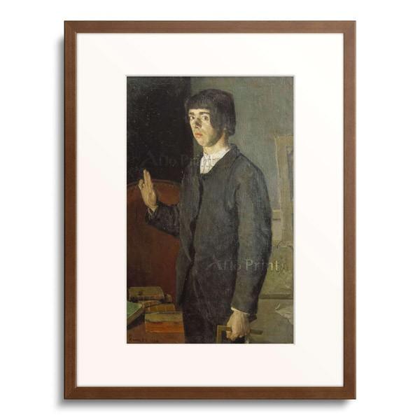 作家名: フェルディナント・ホドラー  ( 1853年 - 1918年 ) 国籍:スイス ジャンル　: 世紀末芸術  Artist: Hodler, Ferdinand,1853-1918 Imagetitle:Der Studierend...