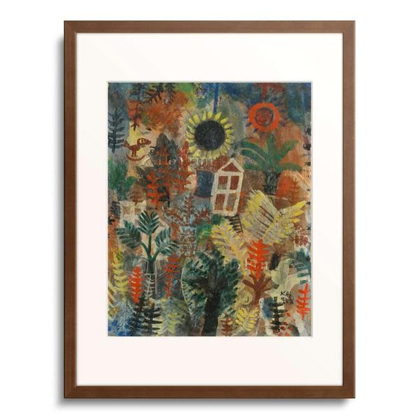 作家名： パウル・クレー  ( 1879年 - 1940年 ) 国籍： スイス ジャンル　： 抽象芸術Artist:  Klee, Paul,1879-1940 Imagetitle:  Garden landscape. 1918 Dim...