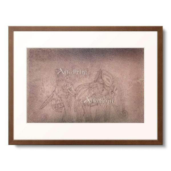 作家名： パウル・クレー  ( 1879年 - 1940年 ) 国籍： スイス ジャンル　： 抽象芸術Artist:  Klee, Paul,1879-1940 Imagetitle:  The knight and the elephan...