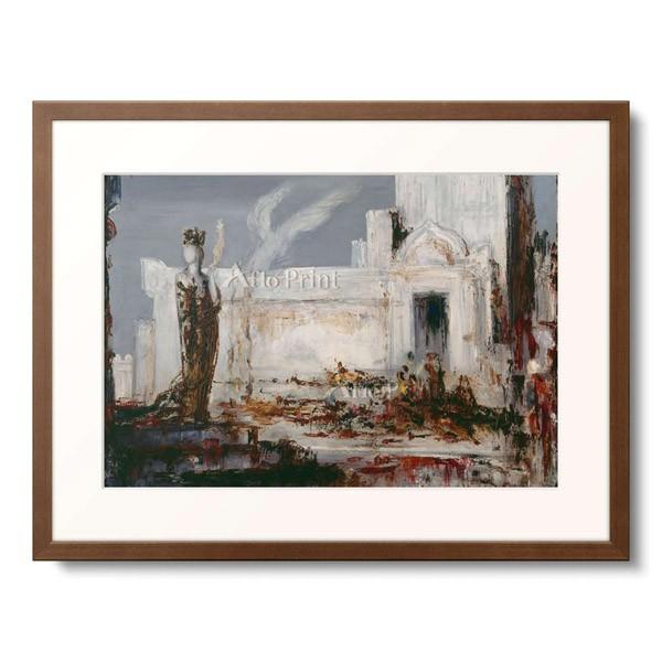 作家名:ギュスターヴ・モロー  ( 1826年 - 1898年 ) 国籍:フランス ジャンル　:象徴主義 Artist: Moreau, Gustave,1826-1898 Imagetitle:Helena am Scea-Tor. Um...
