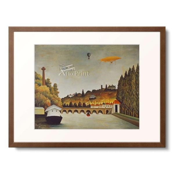 作家名:アンリ・ルソー  ( 1844年 - 1910年 ) 国籍:フランス ジャンル:印象派　素朴派　ナイーヴ派 Artist: Rousseau, Henri,1844-1910 Imagetitle:Pont de Sevres un...