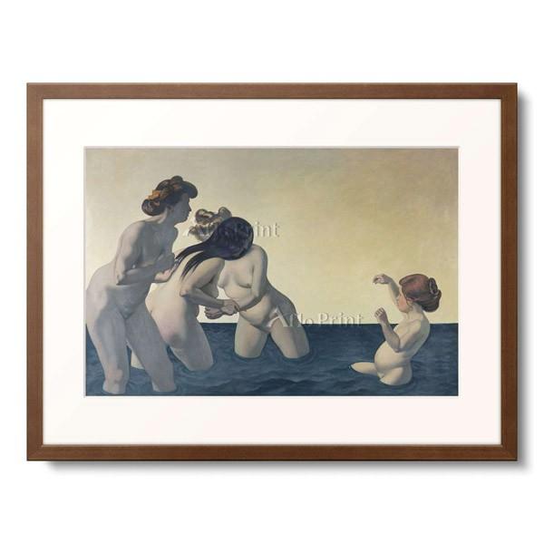 作家名:フェリックス・ヴァロットン　( 1865年 - 1925年 ) 国籍:スイス ジャンル:ナビ派     Artist: Vallotton, Felix,1865-1925 Imagetitle:Three women and a ...
