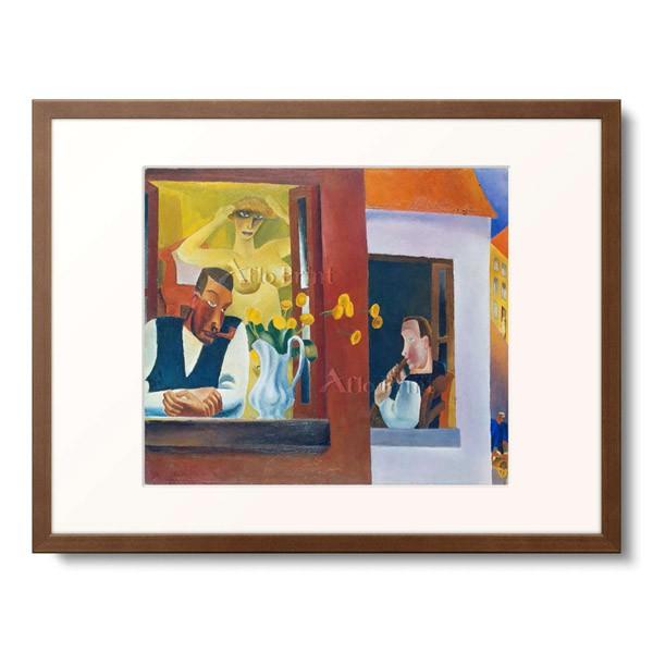 作家名:フリッツ・ファン・デン・ベルゲArtist: Berghe, Fritz van den,1883-1939 Imagetitle:The Flute Player. 所蔵:Dr. Paul Sacher, Pratelln (CH)