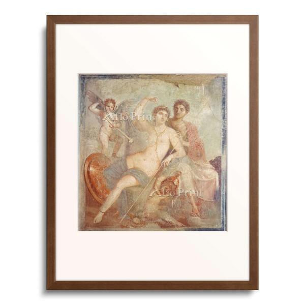 Artist:  Pompeii,1st century AD Imagetitle:  Ares and Aphrodite. Location:  Neapel, Museo Nazionale