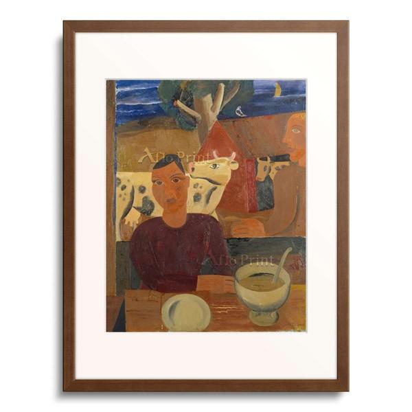 作家名:ギュスターヴ・ド・スメットベルギーの画家キュビズムArtist:Gustave Franciscus De Smet 1877-1943 Imagetitle:La soupe a la ferme. 1928. Dimension...