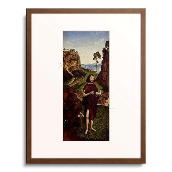 作家名:ディルク・ボウツ  ( 1410年頃 - 1475年頃 ) 国籍:オランダ ジャンル:初期フランドル派Artist: Bouts, Dieric d.J.,1410/20-1475 Imagetitle:Der hl.Johanne...