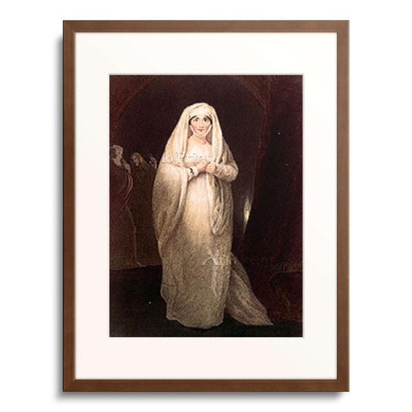 Artist:  Theater Imagetitle:  Mrs. Siddonsas Lady Macbeth. Etching by Cooper after a painting by Harlowe. Location:  Mun...