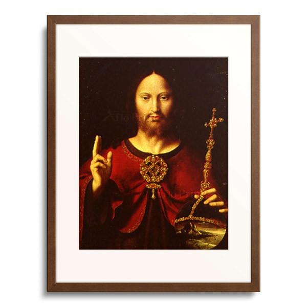 Artist:  Meister, Unbekannter,Anfang 15.Jahrh. Imagetitle:  (Art des Francesco Bissolo). Segnender Christus. Location:  ...