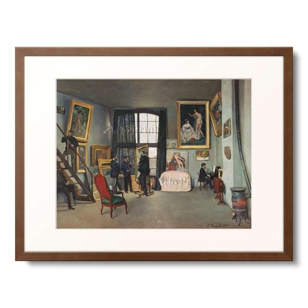 Artist:  Bazille, Frederic,1841-1870 Imagetitle:  The Artist's Studio, Rue de la Condamine, Paris. 1870 Dimensions:  98 ...