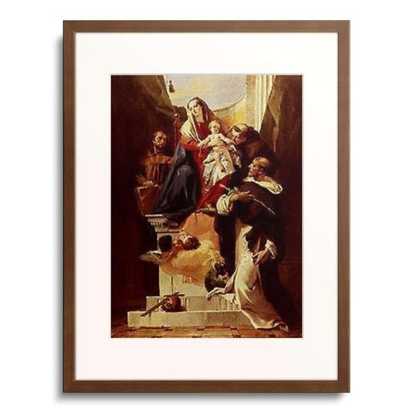 Artist:  Tiepolo, Giovanni Battista,1696-1770 Imagetitle:  Madonna, umgeben von Heiligen. Location:  Moskau, Puschkin-Mu...