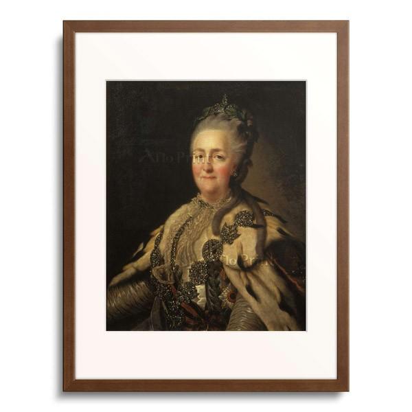 Artist:  Rokotov, Fjodor,1735(?)-1808 Imagetitle:  Bildnis der Zarin Katharina II. 1780. Location:  Pskov, Kunstmuseum