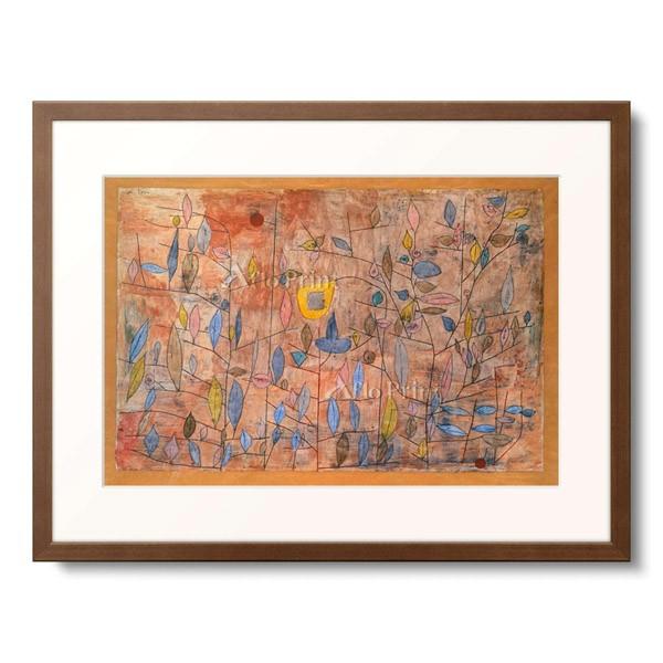 作家名： パウル・クレー  ( 1879年 - 1940年 ) 国籍： スイス ジャンル　： 抽象芸術Artist:  Klee, Paul,1879-1940 Imagetitle:  Sparsely leafy. 1934 Locat...