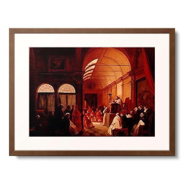 Artist:  Granet, Francois Marius,1775-1849 Imagetitle:  Konferenz der Kapitulare eines Klosters. Location:  St. Petersbu...