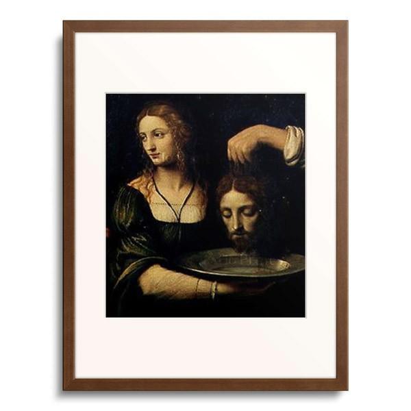 所蔵：ルーヴル美術館Artist:  Luini, Bernardino,nach1480-1532 Imagetitle:  Salome empfangt das Haupt Johannes des Taufers. Dimensio...