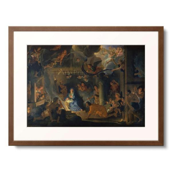 所蔵：ルーヴル美術館Artist:  Le Brun, Charles,1619-1690 Imagetitle:  Adoration of the Shepherds. 1689 Dimensions:  151 x 215 cm Me...