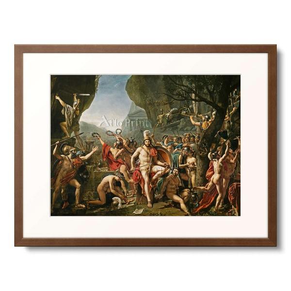 作家名： ジャック＝ルイ・ダヴィッド  ( 1748年 - 1825年 ) タイトル：「テルモピュライのレオニダス」フランスの画家ジャンル： 新古典主義 所蔵：ルーヴル美術館Artist:  David, Jacques Louis,174...