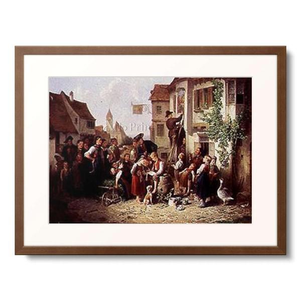 Artist:  Friedlander, Friedrich,1825-1901 Imagetitle:  Der Maler im Dorfe. 1873. Dimensions:  57 x 78 cm Medium:  Oil/Wo...
