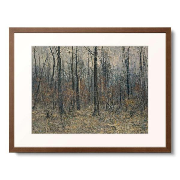 Artist:  Rohlfs, Christian,1849-1938 Imagetitle:  Waldinneres (Herbstwald). 1889. Dimensions:  49 x 78,5 cm Location:  B...
