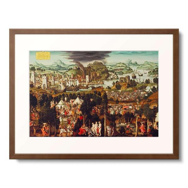 所蔵：ルーヴル美術館Artist:  Gerung, Matthias,um1500-1568/70 Imagetitle:  Die Zerstorung Trojas. 1540. Location:  Paris, Musee du ...