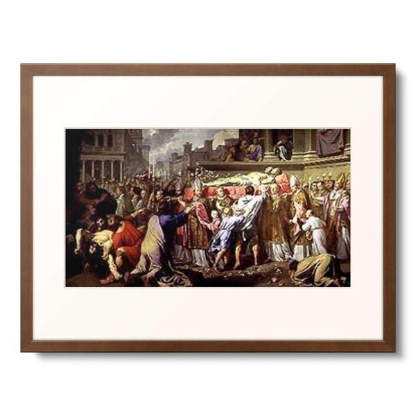 所蔵：ルーヴル美術館Artist:  Champaigne, Philippe de,1602-1674 Imagetitle:  Die Uberfuhrung der Leichen der hll. Gervais und Prota...