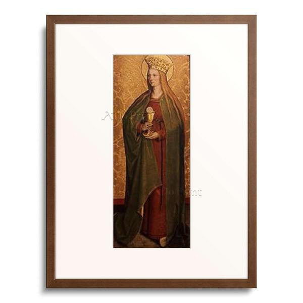 Artist:  Zeitblom, Bartholomeus,1455/60-1518/22 Imagetitle:  Die hl.Barbara. Location:  Bukarest, Kunstmuseum