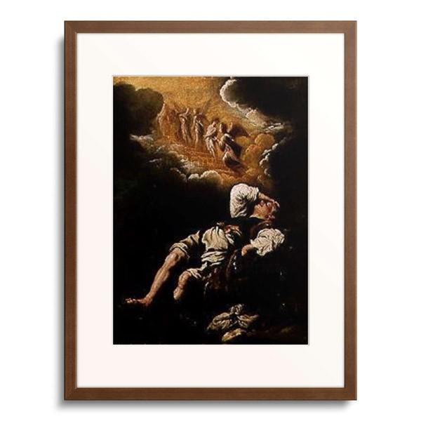 Artist:  Fet(t)i, Domenico,1589(?)-1623 Imagetitle:  The Dream of Jacob's Ladder. Dimensions:  60,5 x 45 cm Medium:  Oil...