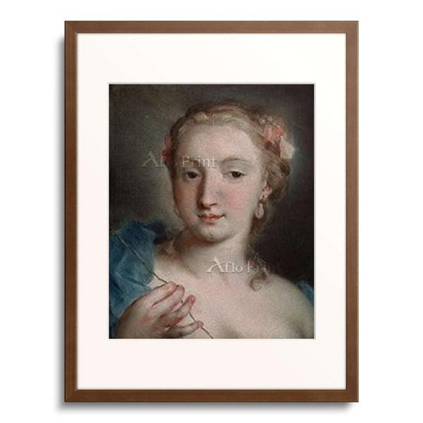 作家名:カッリエーラ・ロザルバArtist:Carriera, Rosalba1675-1757 Imagetitle:Die Parze Lachesis. 所蔵:アルテ・ピナコテーク(ミュンヘン/独)