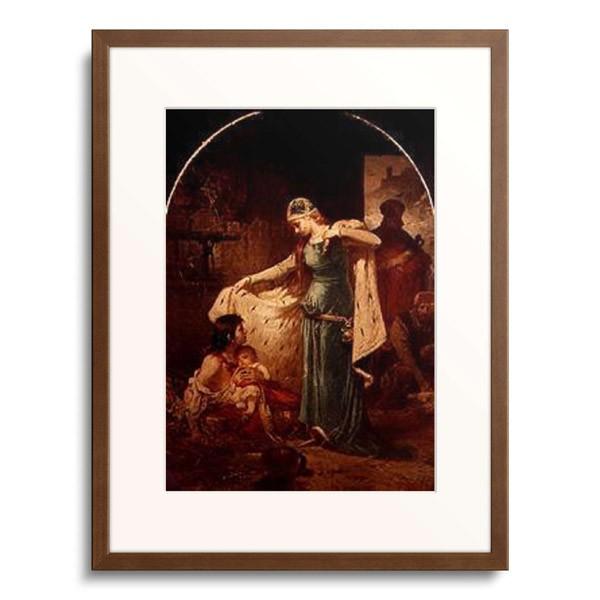 Artist:  Liezen-Mayer, Sandor,1839-1898 Imagetitle:  Die heilige Elisabeth von Ungarn. 1882. Location:  Budapest, Ungari...