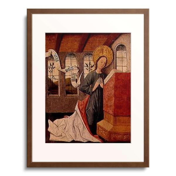 Artist:  Monogrammist G.H,Ungarn um 1470/80 Imagetitle:  Altarflugel aus Mosoc: Maria der Verkundigung. Location:  Budap...