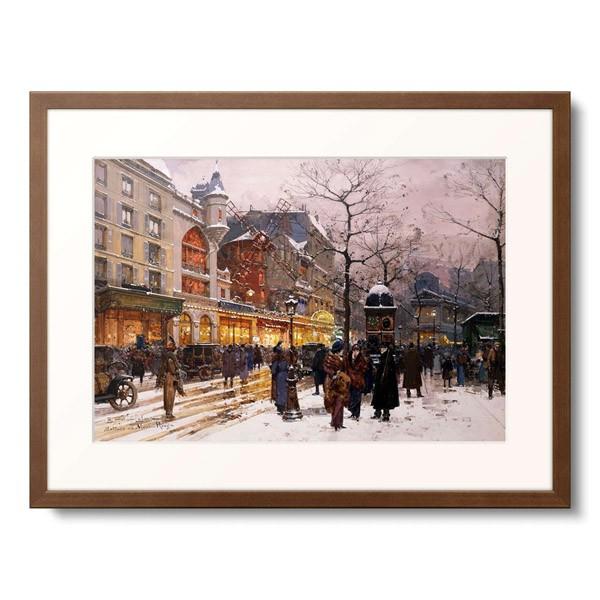 Artist:  Galien-Laloue, Eugene,1854-1941 Imagetitle:  The Moulin Rouge, Paris. Dimensions:  36.9 x 54 cm Medium:  Bleist...