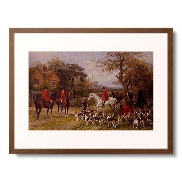 Artist:  Hardy, Heywood,1842-1933 Imagetitle:  Treffen vor der Fuchsjagd. Location:  Christie's Images Ltd