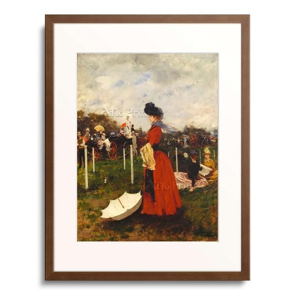Artist:  Miralles, Francisco,1848-1901 Imagetitle:  At The Races. Location:  Christie's Images Ltd