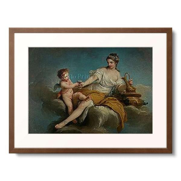 Artist:  Loo, Charles Amedee Philippe van,1719-1795 Imagetitle:  Venus und Amor. Dimensions:  90 x 136 cm Location:  Chr...