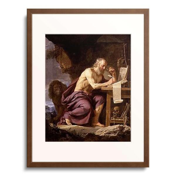 作家名:フィリップ・ド・シャンパーニュArtist: Champaigne, Philippe de,1602-1674 国籍:フランスジャンル :バロックImagetitle:Der hl.Hieronymus in der Wildnis.