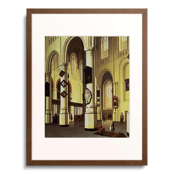 Artist:  Vliet, Hendrik Cornelisz van,1611-1675 Imagetitle:  Inneres des Oude Kerk in Delft wahrend der Offnung eines Gr...