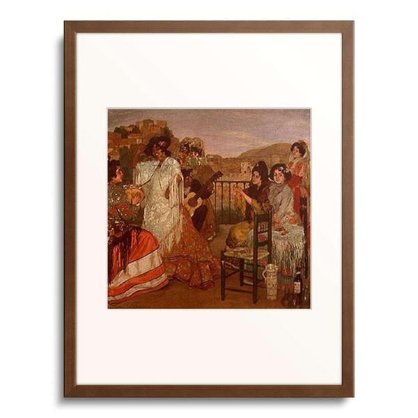 Artist:  Zuloaga, Ignazio,1870-1945 Imagetitle:  Zigeunerinnen auf einer Terrasse in Granada. Location:  Christie's Imag...