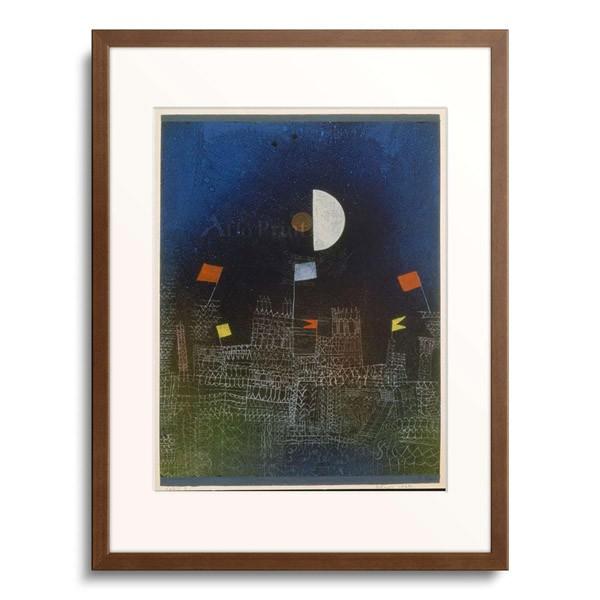 作家名： パウル・クレー  ( 1879年 - 1940年 ) 国籍： スイス ジャンル　： 抽象芸術Artist:  Klee, Paul,1879-1940 Imagetitle:  Flagged Town (Beflaggte St...