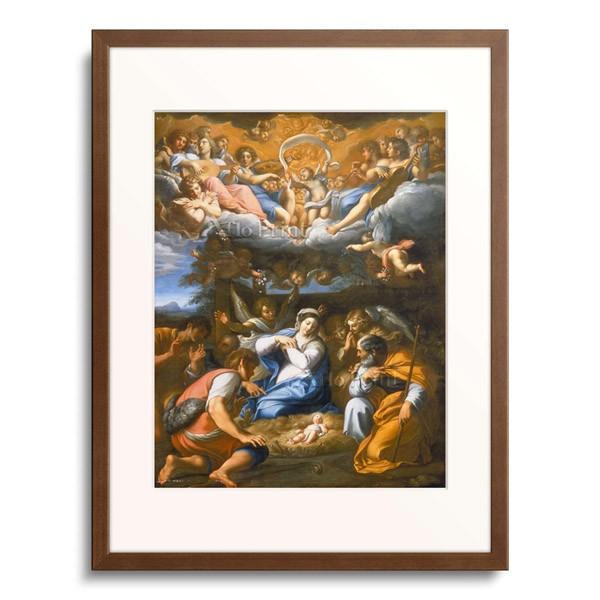 Artist:  Franzosischer Maler Imagetitle:  Adoration of the Shepherds. (after Annibale Carracci). Location:  Christie's I...