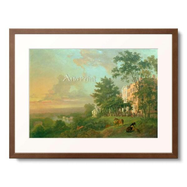 Artist:  Barret, George,1732(?)-1784 Imagetitle:  Blick von der Terrasse von Richmond Hill /ausgefuhrt mit William S. Gi...