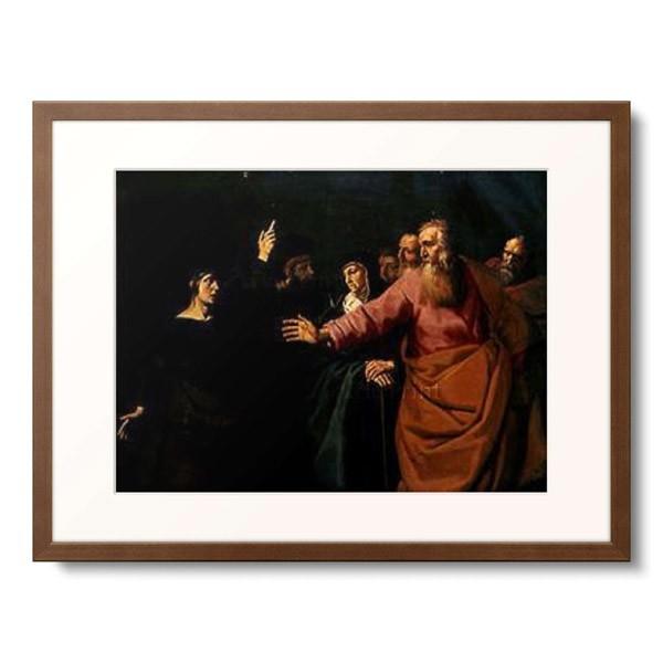 Artist:  Jakobsz., Lambert,vor1600-vor1637 Imagetitle:  Der hl.Paulus und die Wahrsagerin von Philippi. Location:  Chris...