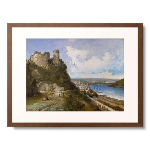 Artist:  Meadows, Arthur Joseph,1843-1907 Imagetitle:  View of Oberwesel on the Rhine with castle ruin. 1897. Location: ...