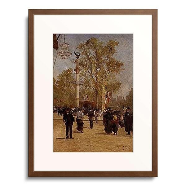 Artist:  Vauthier, Pierre Louis L,1845-1916 Imagetitle:  Auf der Avenue Victoria. Location:  Christie's Images Ltd