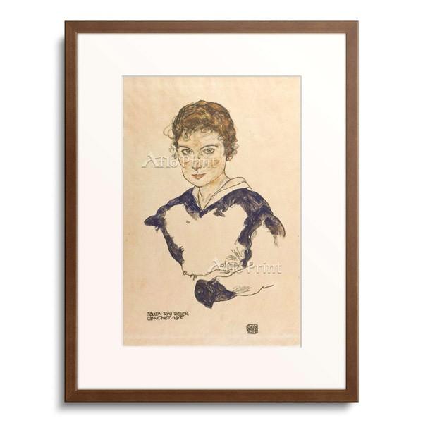 作家名:エゴン・シーレ  ( 1890年 - 1918年 ) 国籍:オーストリア ジャンル:表現主義Artist: Schiele, Egon,1890-1918 Imagetitle:Bildnis des Fraulein Toni R...