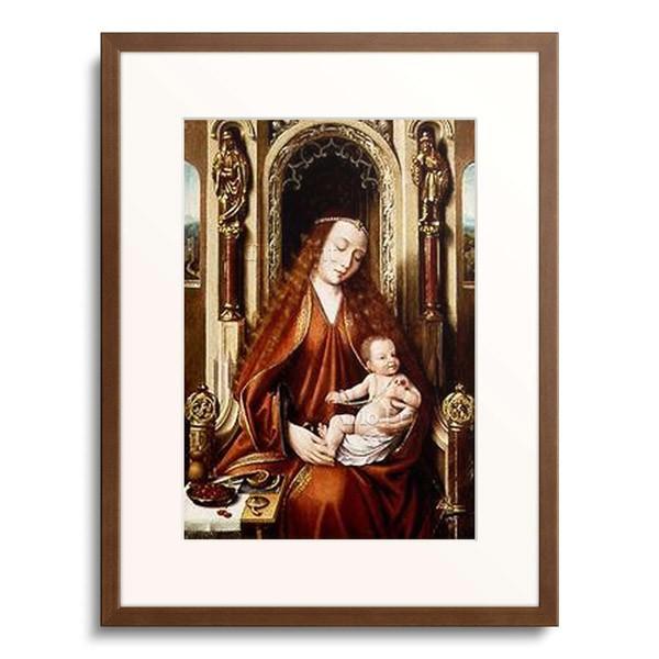Artist:  Meister vom Heiligen Blut,tatig um 1520 Imagetitle:  Die Jungfrau mit dem Kind auf dem Thron. Location:  Christ...