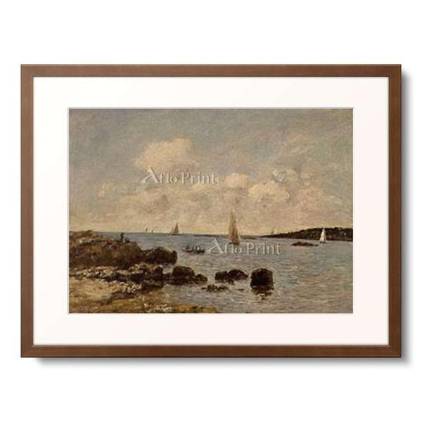 作家名:ウジェーヌ・ブーダン印象派Artist:Boudin, Eugene,1824-1898 Imagetitle:Antibes, Kustenlandschaft. 1893.