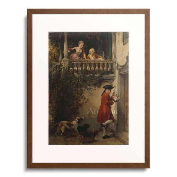 作家名:オトン・フリエスArtist: Vautier, Benjamin,1829-1898 Imagetitle:The Congratulator. 1870 Dimensions: 82 x58 cm