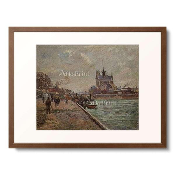 作家名:アルマン・ギヨマン　(1841年-1927年)国籍:フランスジャンル:印象派  Artist: Guillaumin, Jean-Baptiste Armand,1841-1927 Imagetitle:Seinequai in P...